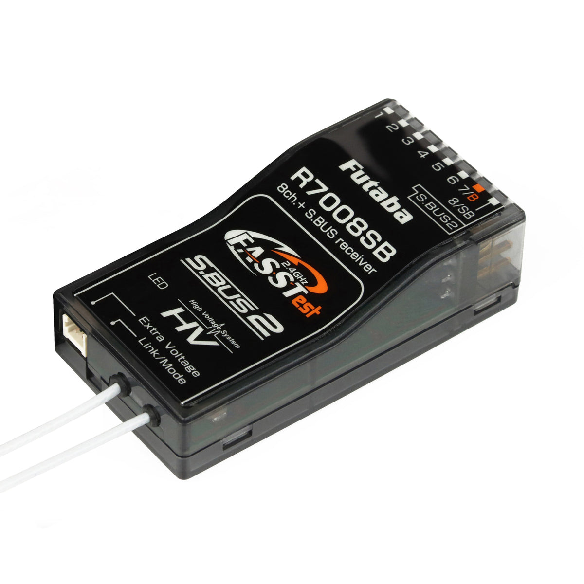 R7008SB 8-Channel (PWM) Air Receiver (18-Channel S.BUS) FASSTest ...