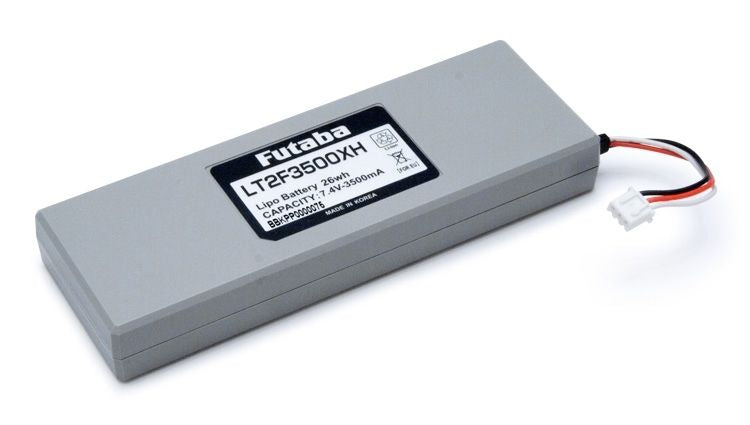 LT2F3500XH 7.4V 3500mAh LiPo Transmitter Battery for 18MZ Tx – Futaba UK